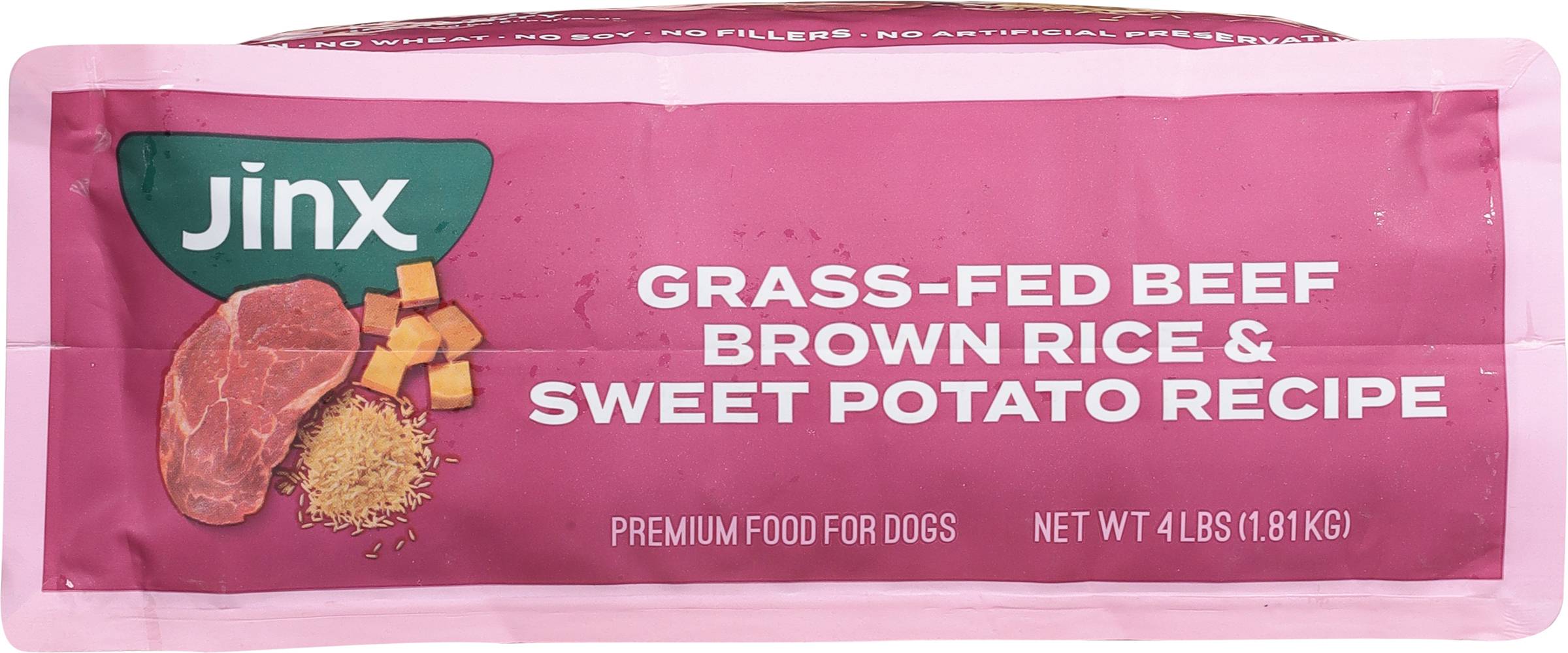 Jinx All Life Stages Beef Brown Rice Recipe Dog Kibble Delivery Near Me ...