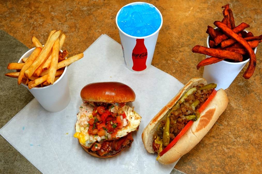 Order Fresh Press Burger Parlor Menu Delivery【Menu & Prices】| Apache ...