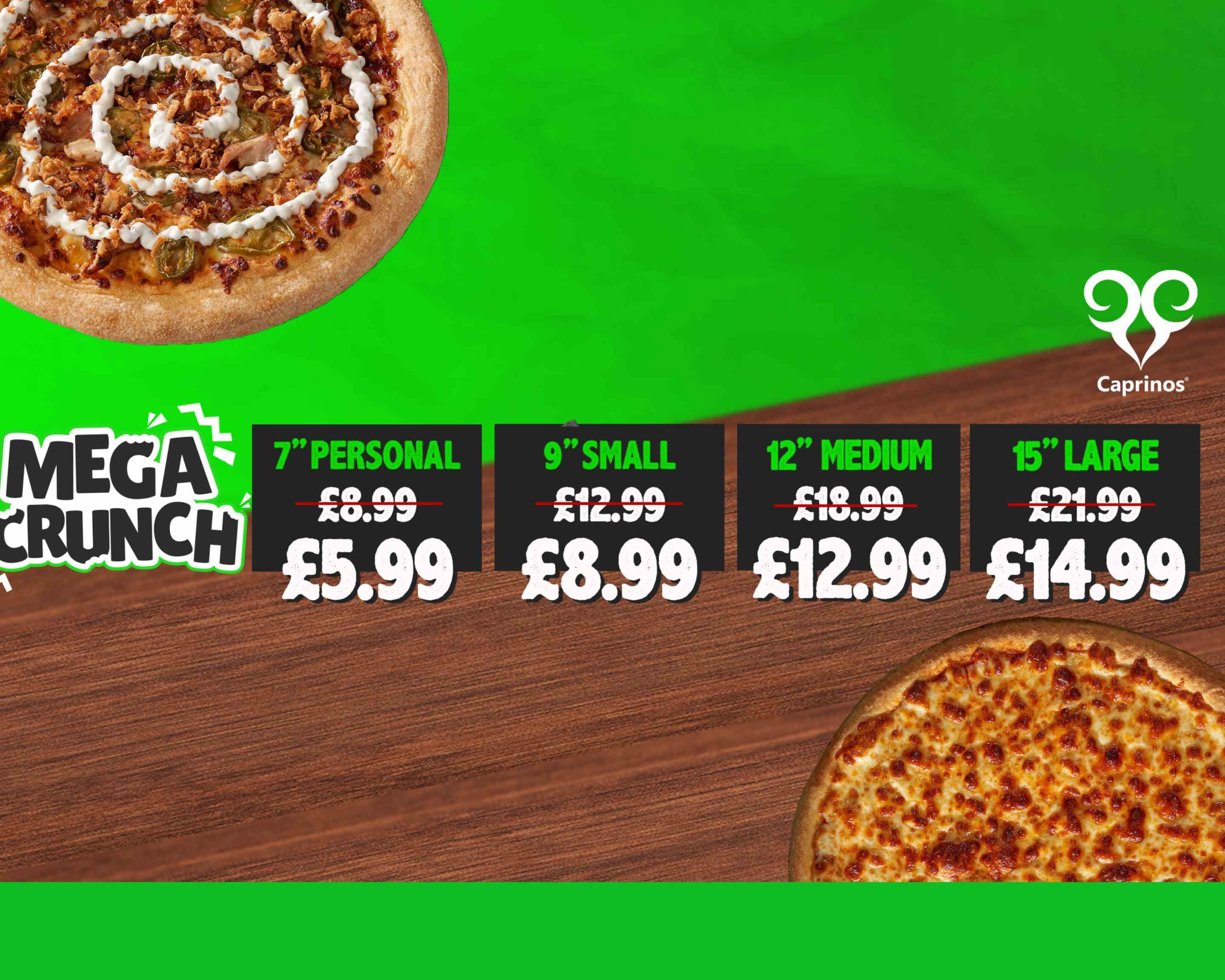 Caprinos Pizza (Havant) Menu Deals & Prices - Havant Delivery - Order ...