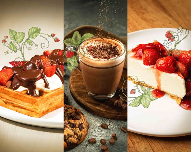 Order Simply Strawberries by Jagro - Cotton Collection Menu Delivery ...