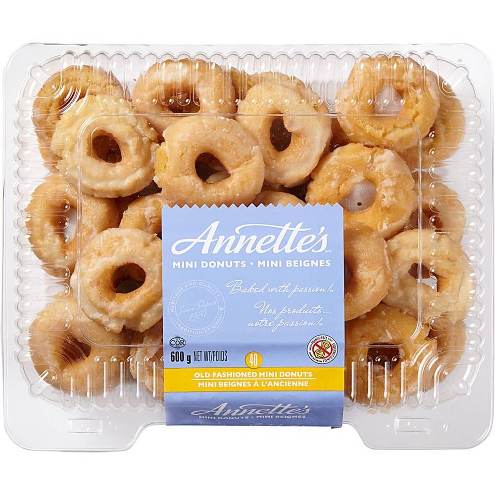 Annettes Old Fashioned Mini Donuts, 40 Pk Club pack Delivery Near Me ...