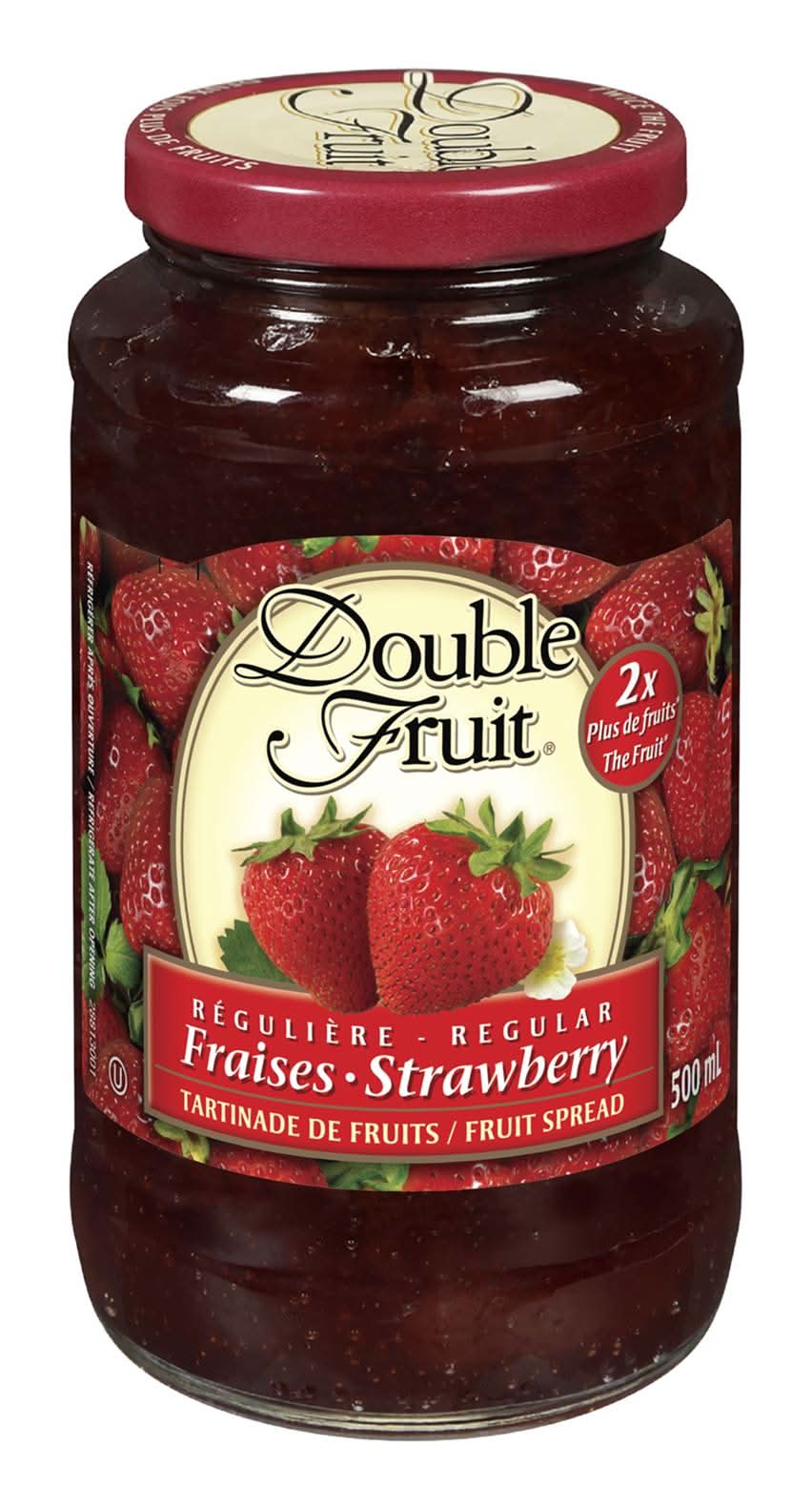 Double Fruit Tartinade de fruits régulière - regular fruit spread ...