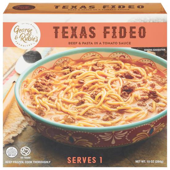 George & Rubie's Favorites Texas Fideo Beef & Pasta in a Tomato Sauce ...