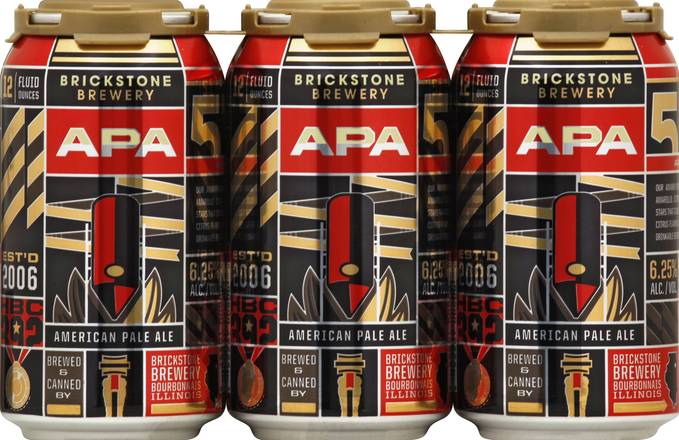 Brickstone Brewery Apa Beer (6 ct, 12 fl oz) | Delivery Near You | Uber ...