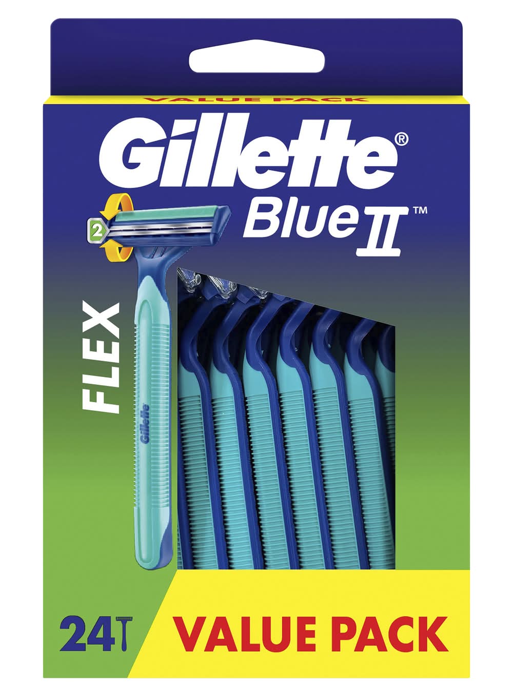 Gillette Blue Ii Flex Disposable Razors Delivery Near Me | Order Online ...