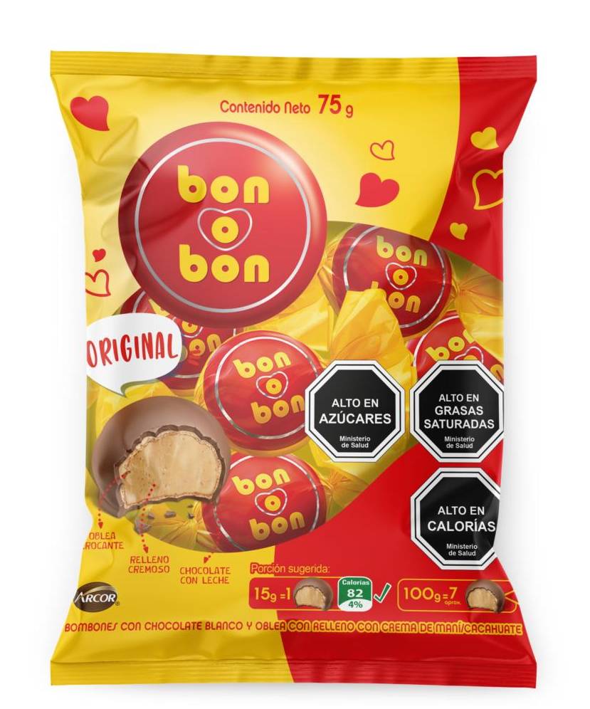 Bon o Bon Bombones de chocolate blanco y oblea rellenos de crema de ...