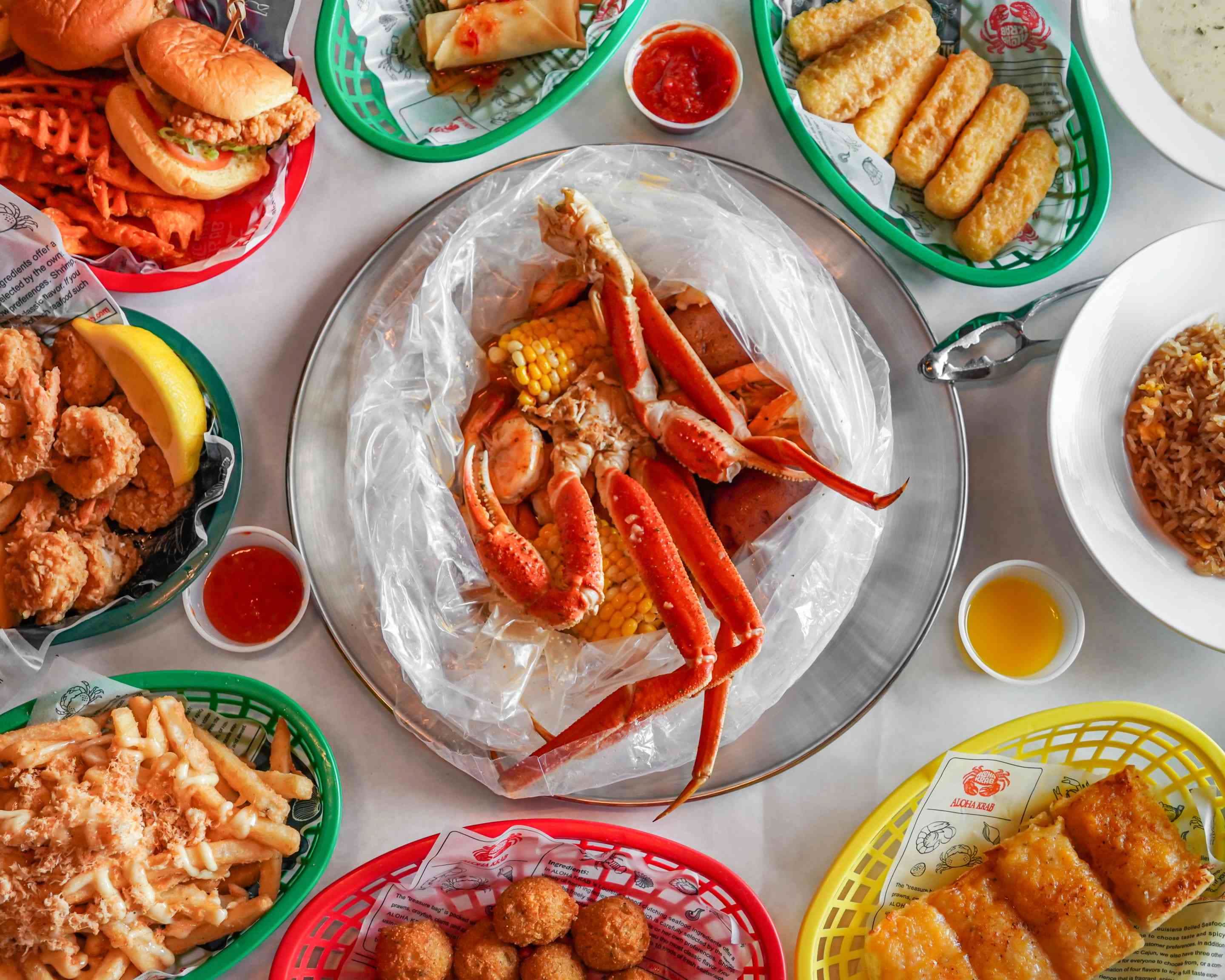 Order Aloha Krab Cajun Sea Food Boil & Bar (4 Destiny USA Drive) Menu ...