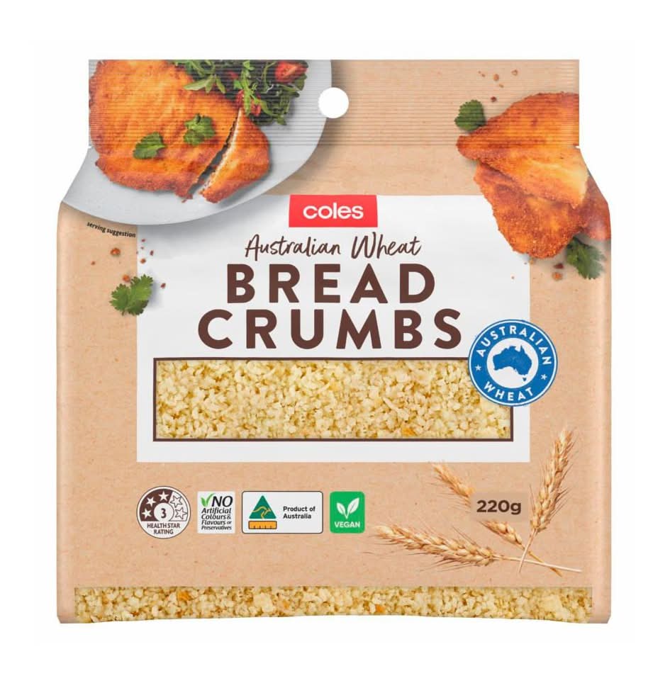 Coles Original Vegan Wheat Bread Crumbs Delivery Near Me | Order Online ...