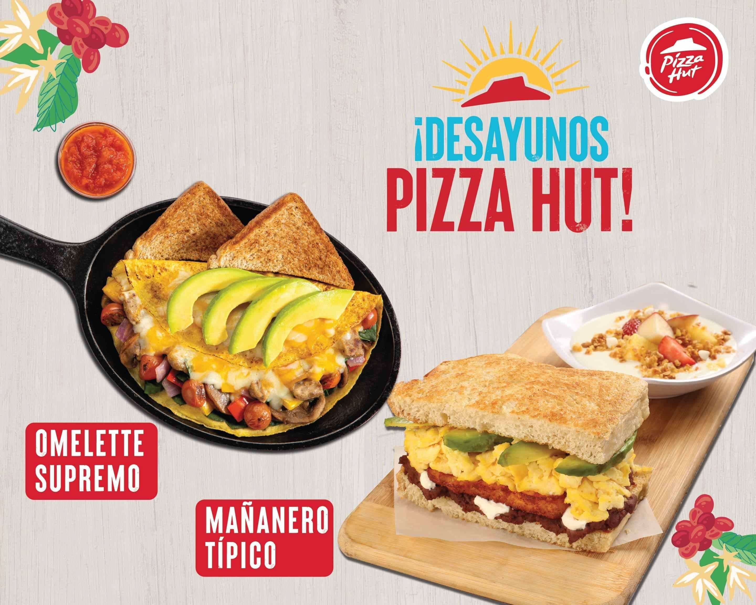 Desayunos Pizza Hut (Hipernorte) a domicilio en Guatemala | Menú y ...