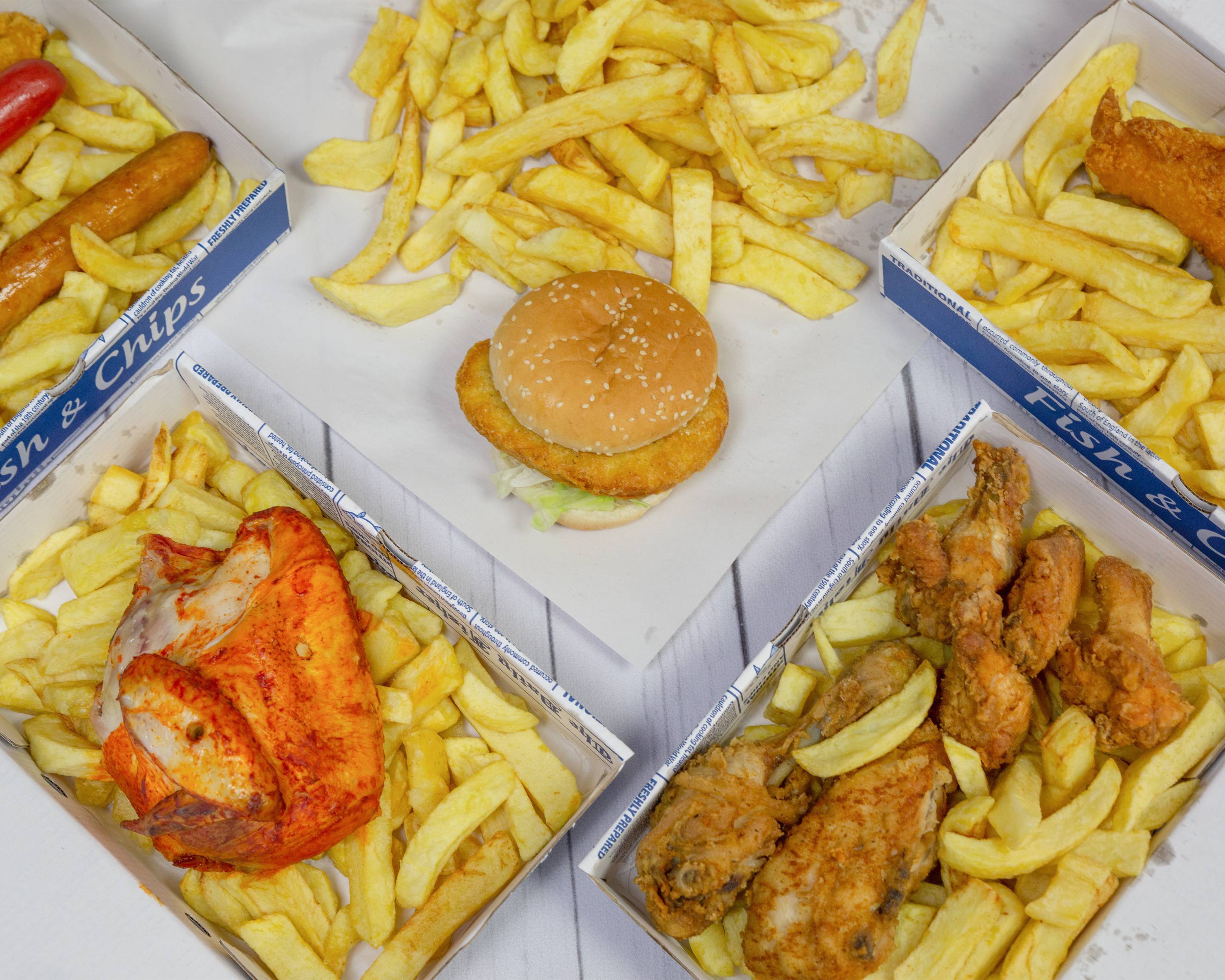 Blue Sea Fish Bar Menu & Prices - London Delivery - Order with Uber Eats