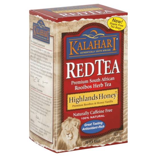 Kalahari 100% Natural Highlands Honey Red Tea (1.06 oz) (honey-vanilla) | Delivery Near You ...