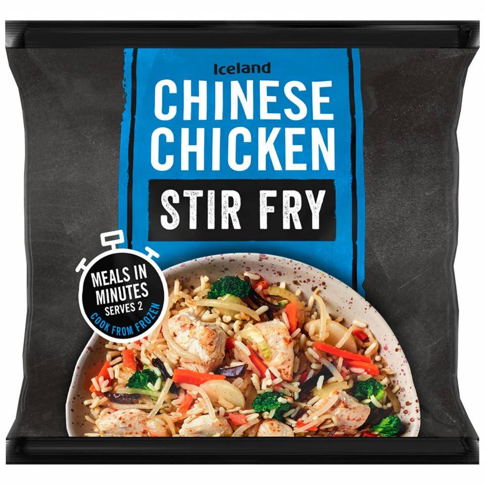 Iceland Chinese Chicken Stir Fry Meal in a Bag Delivery Near Me | Order ...