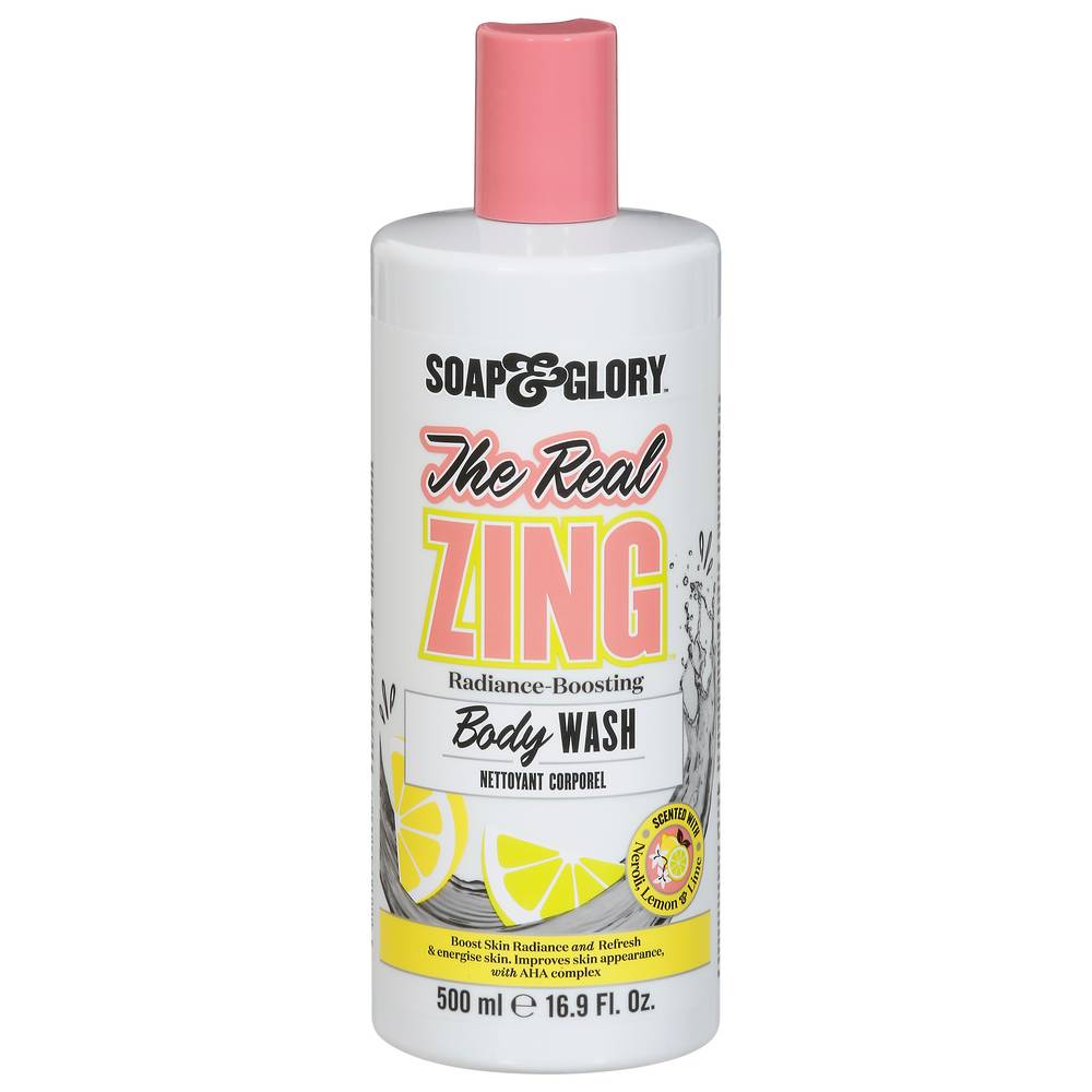 Soap & Glory The Real Zing Body Wash - Delivery in Under an Hour | Bath ...