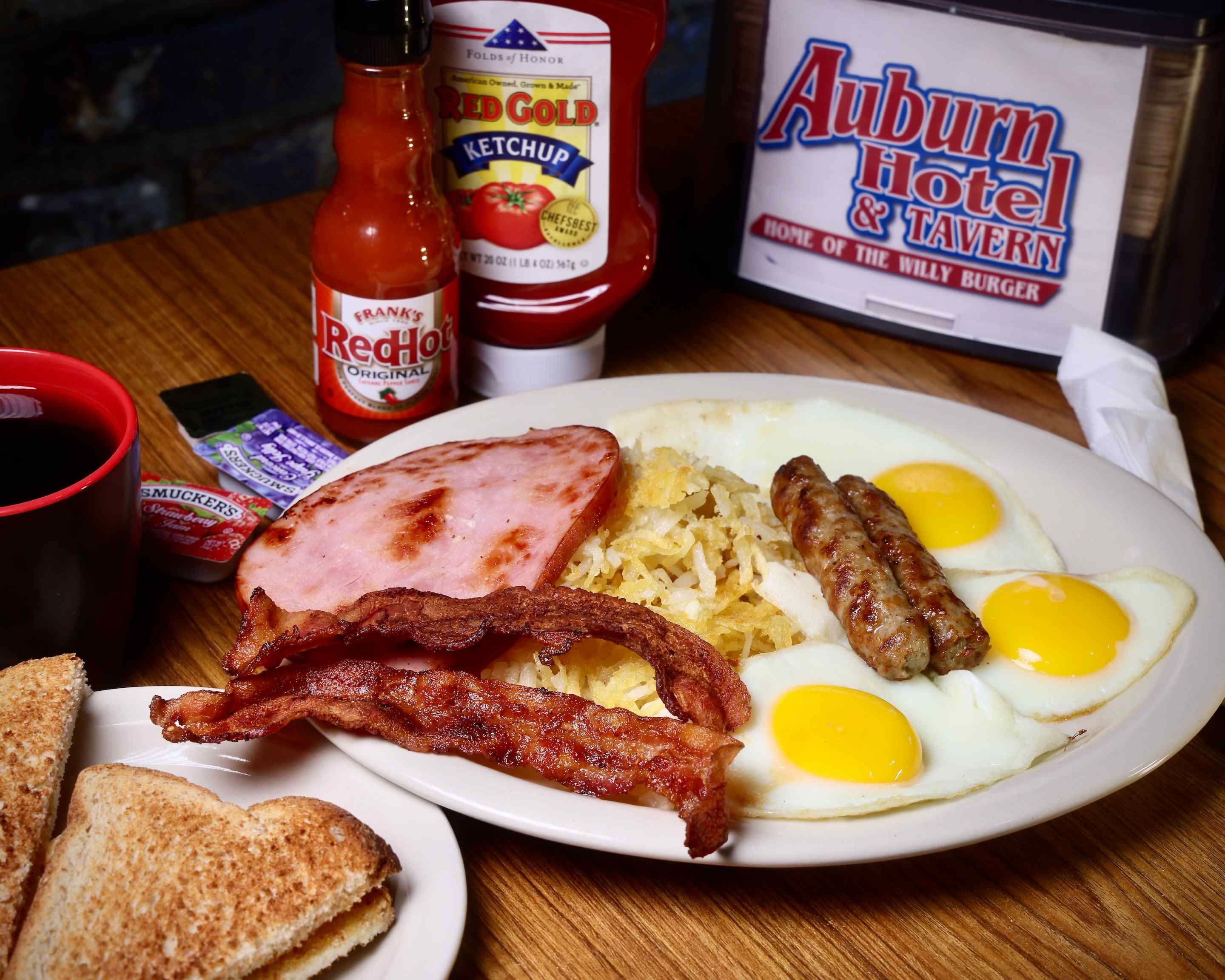 Auburn Hotel and Tavern (101 W Midland Rd) Menu Auburn • Order Auburn ...