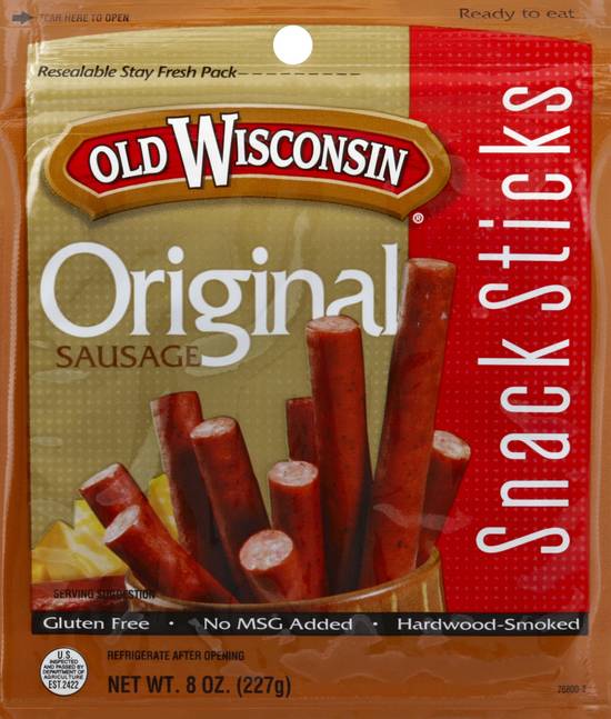 Old Wisconsin Original Sausage (8 oz) | Delivery Near You | Uber Eats