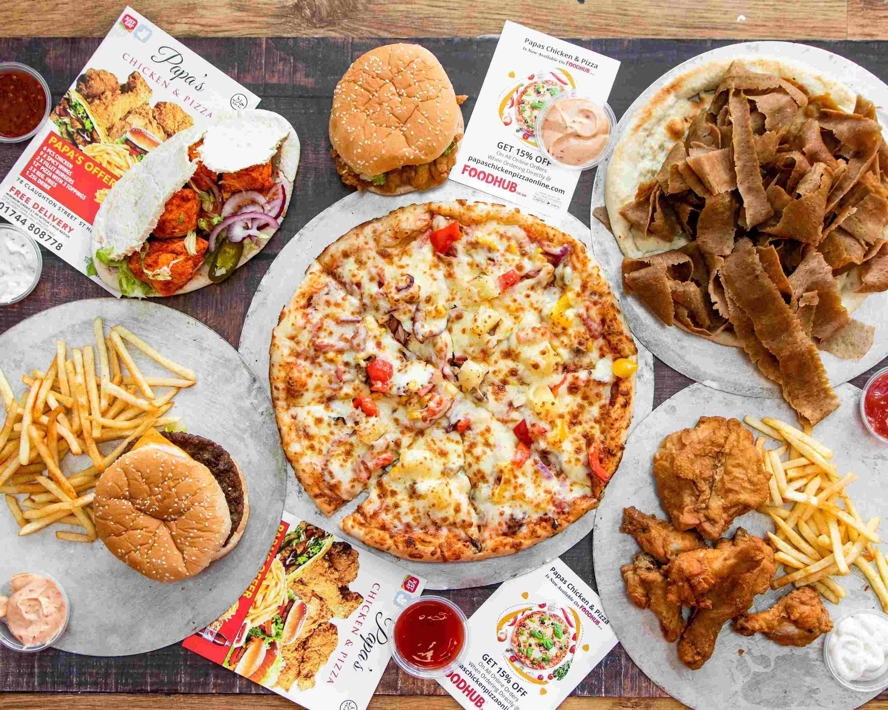 Pap'z Chicken Menu - Takeaway in St Helens | Delivery Menu & Prices ...