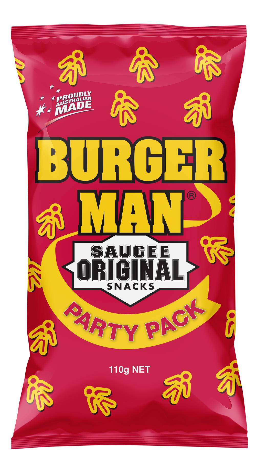 Buy Burger Man Snacks Saucee Original Snacks Party pack now- Delivery ...