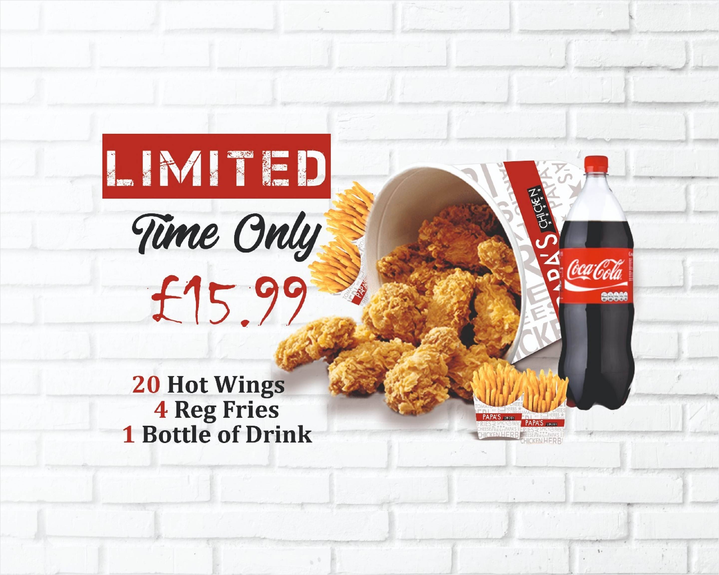 Papa's Chicken Menu - Takeaway in London | Delivery menu & prices ...