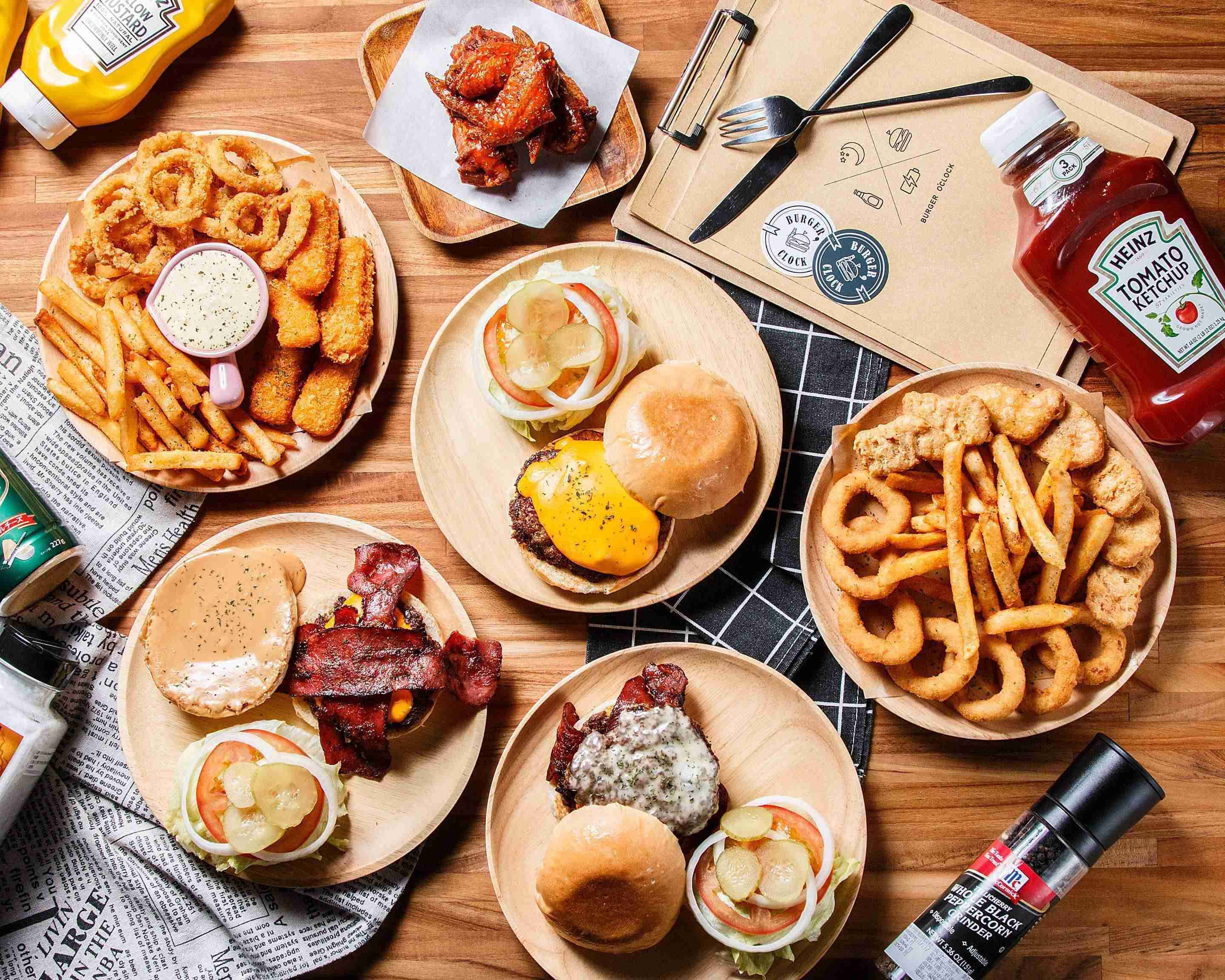Burger o'clock的菜單和價目表 | 台北外送 | Uber Eats