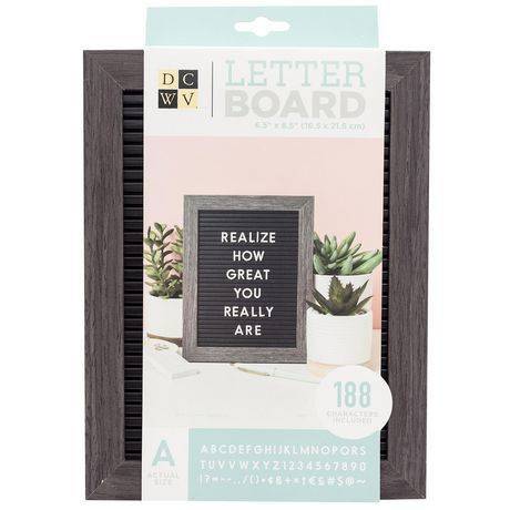 Dcwv tableau à lettres - letter board (1 unit) | Delivery Near You ...
