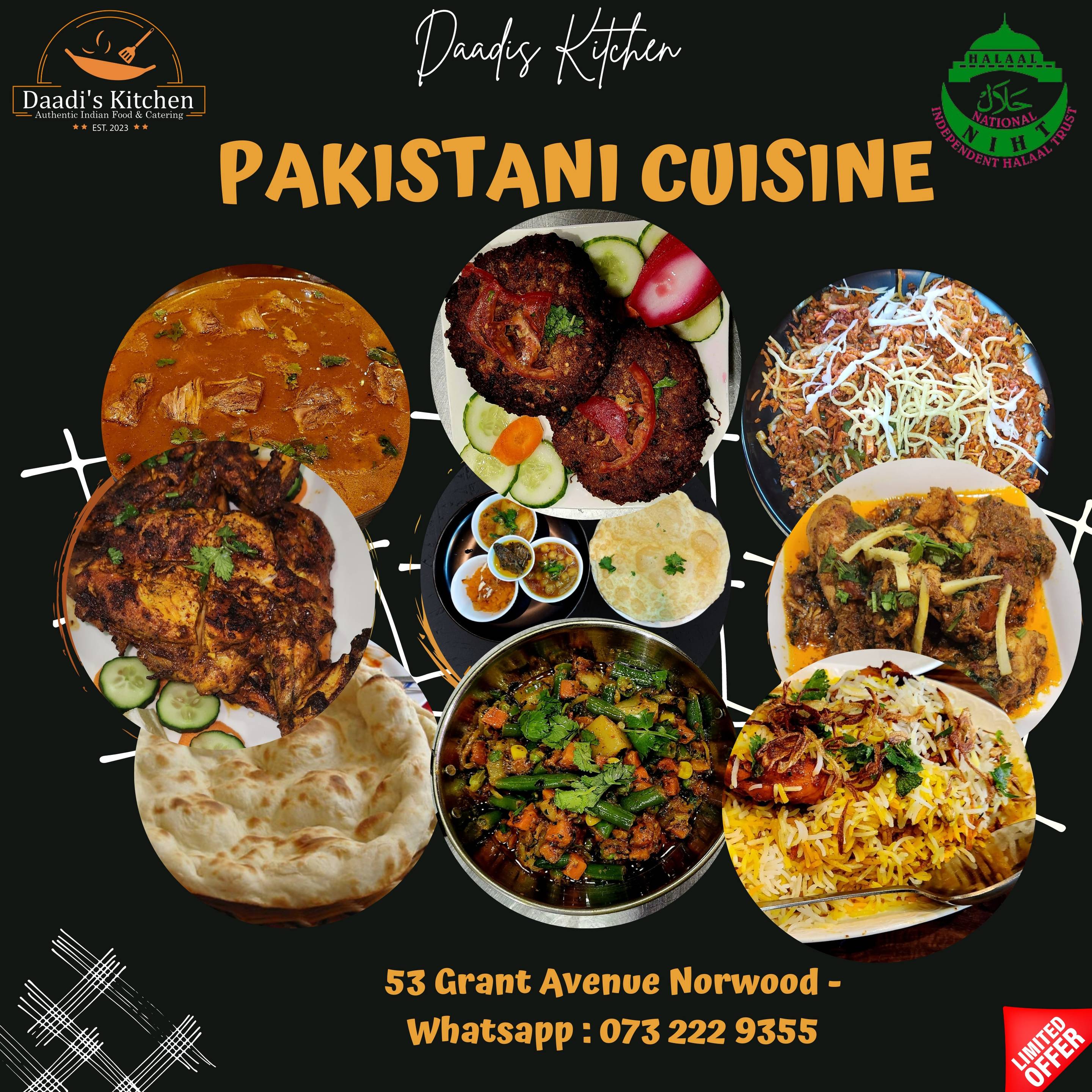 Order Daadis Kitchen Halaal Menu Delivery Online | Johannesburg | Menu ...