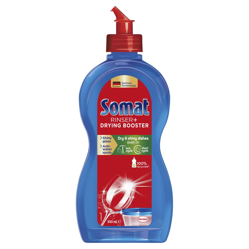 Somat Rinser + Drying Booster, Dishwashing Rinse Aid Liquid For Shiny ...