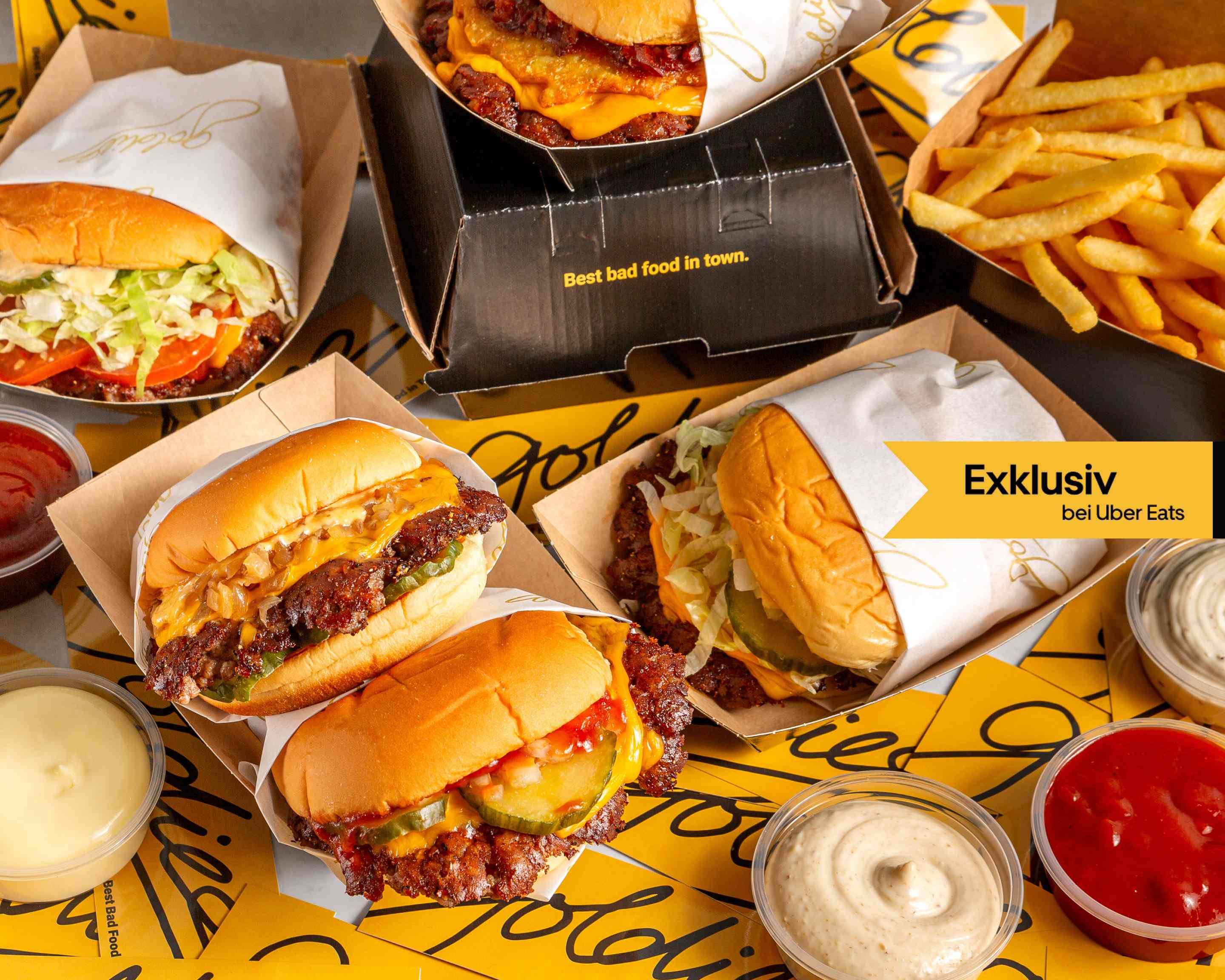 Lieferungen von Goldies Smashburger Stiftstr. | Speisekarte & Preise ...