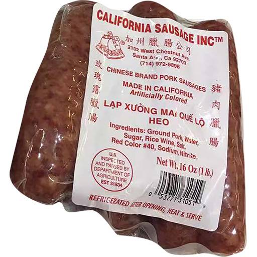 99 Ranch Market - California Sausage Inc Chinese Brand Pork (16 oz ...