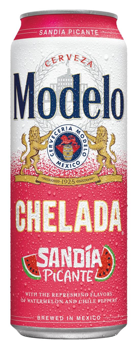 Modelo Chelada Sandia Picante Mexico Beer 1925 (24 fl oz) | Delivery ...