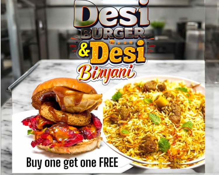 Desi Biryani & Burger’s Menu & Prices - Leicester Delivery - Order with ...
