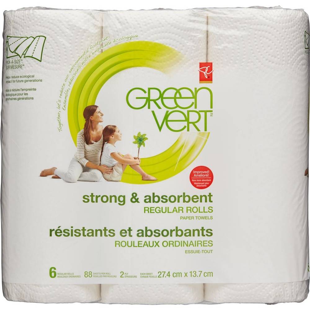 PC Green Paper Towels Double Rolls Delivery Near Me | Order Online ...