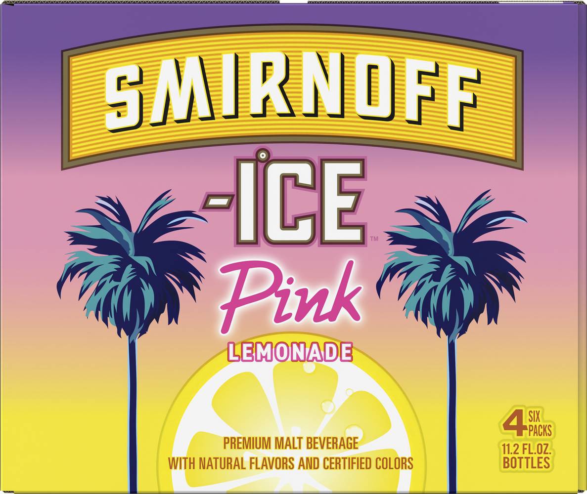 Smirnoff Ice Pink Lemonade Fast Delivery Near me | Uber Eats