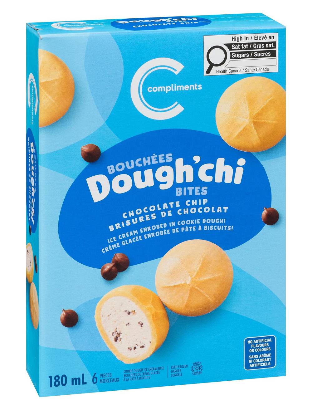 Compliments Dough'chi Ice Cream Bites Delivery | Uber Eats