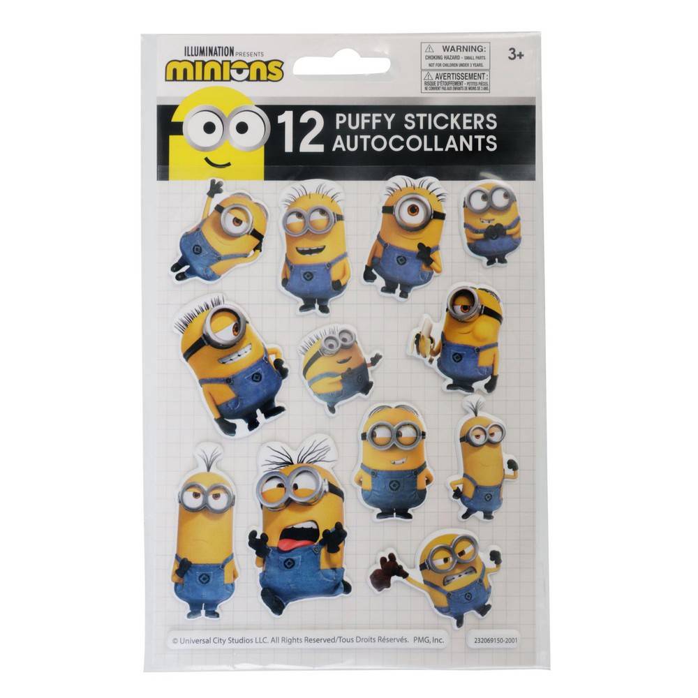 Stickerfitti Minions Puffy Stickers Delivery Near Me | Order Online ...
