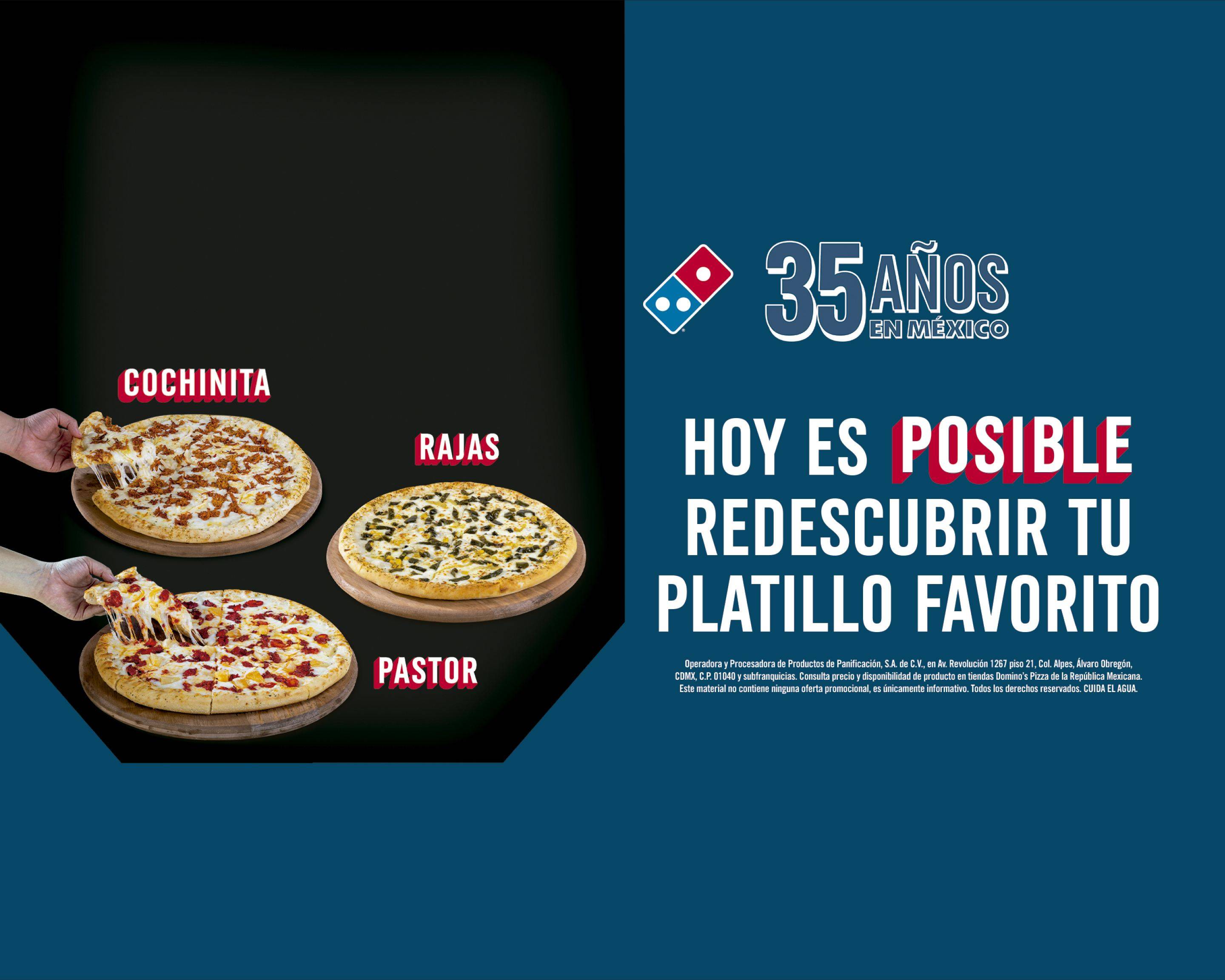 Domino's Patio Claveria Menú a Domicilio en Ciudad de México | Domino's ...