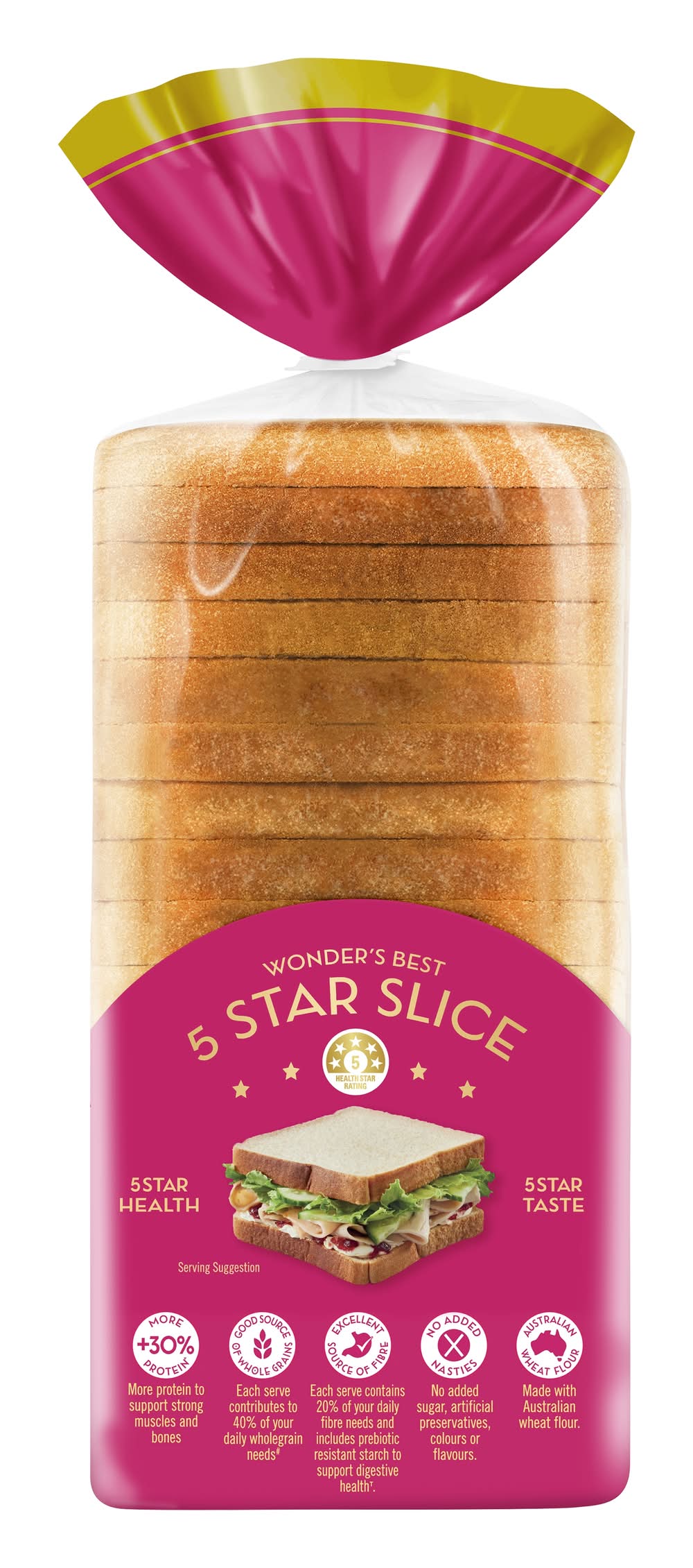 Wonder 5 Star Soft Wholemeal Bread Delivery Near Me | Order Online ...