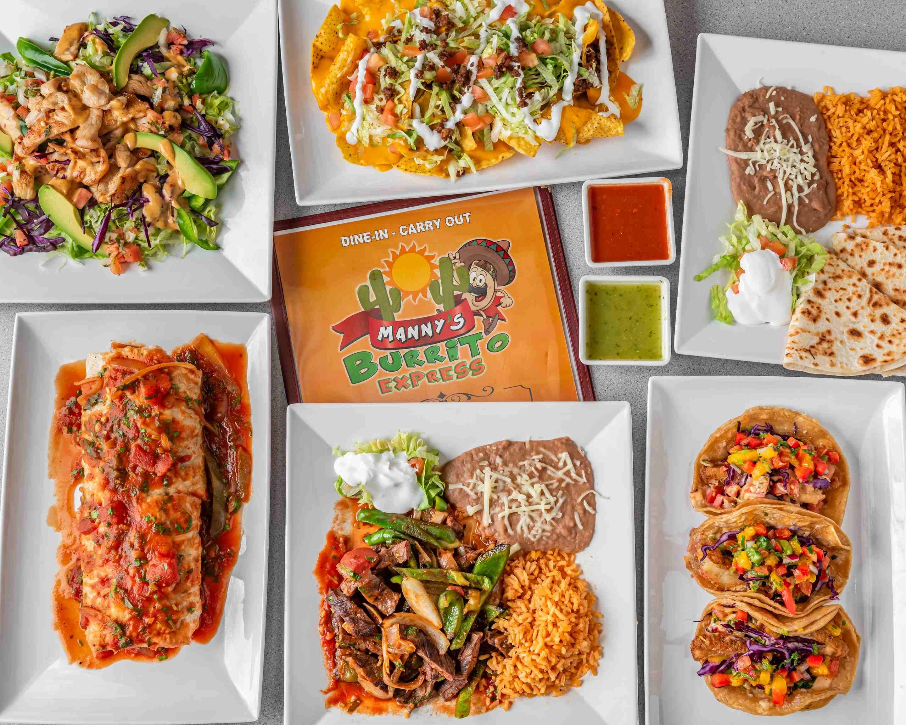 Order Mannys Burrito Express - Menu & Prices - Schaumburg Delivery | Uber Eats