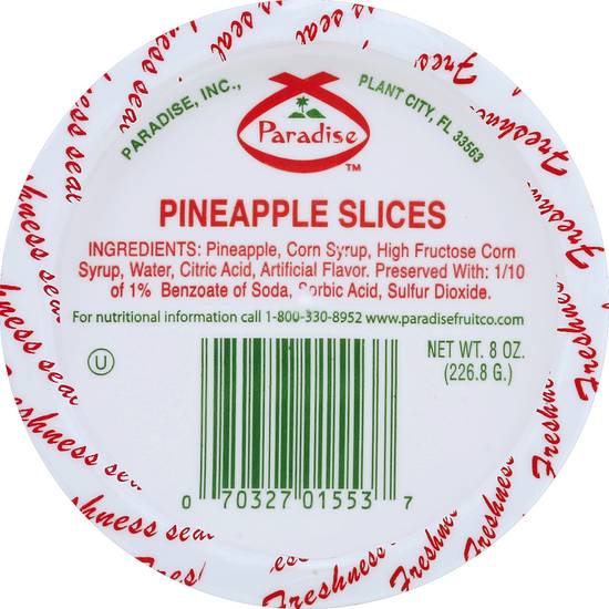 Paradise Pineapple Slices (8 oz) | Delivery Near You | Uber Eats