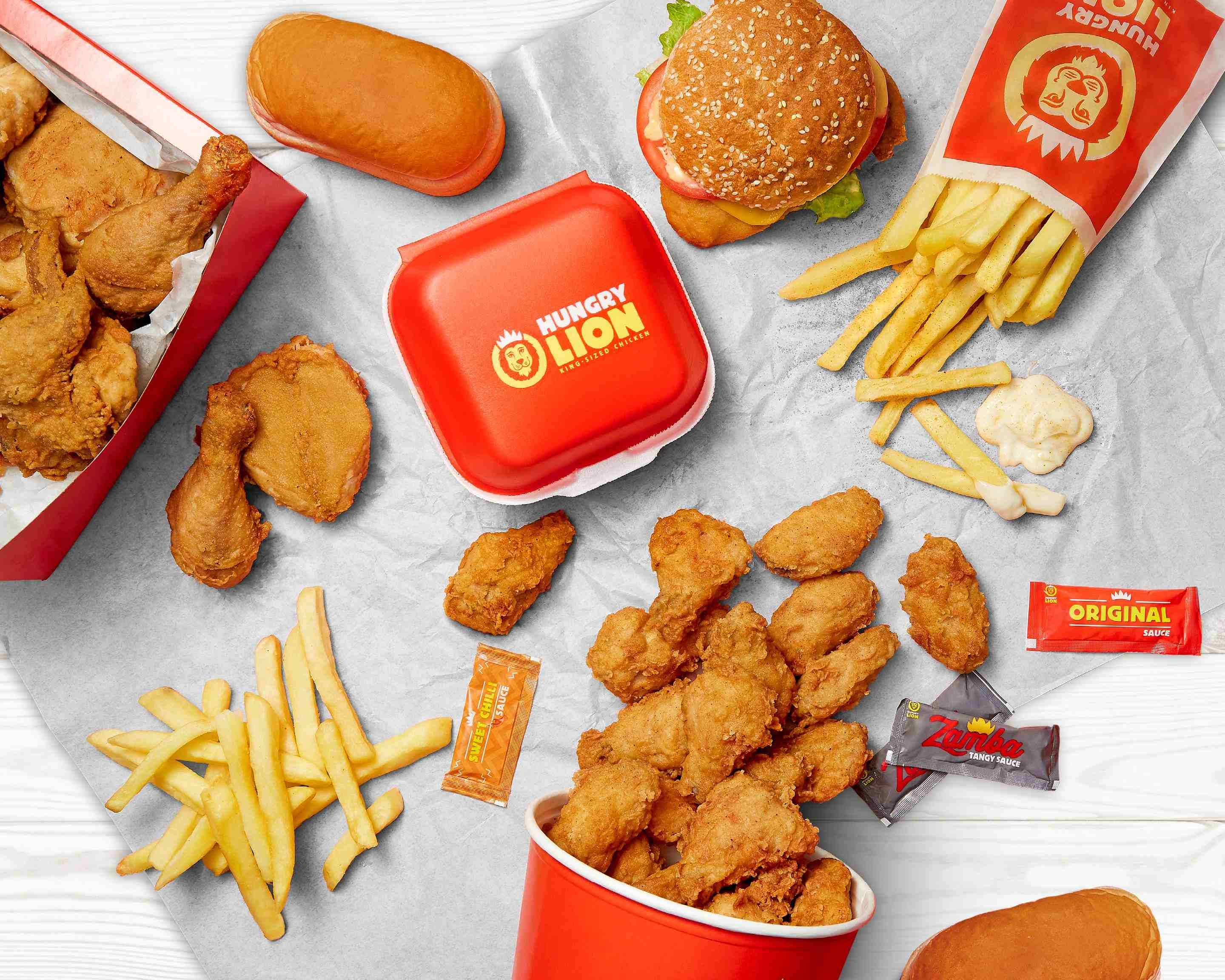 Order Hungry Lion (Thembalethu Square) Menu Delivery Online | Garden ...