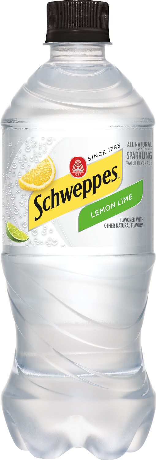 Schweppes Sparkling Lemon Lime Water Beverage (20 fl oz) | Postmates