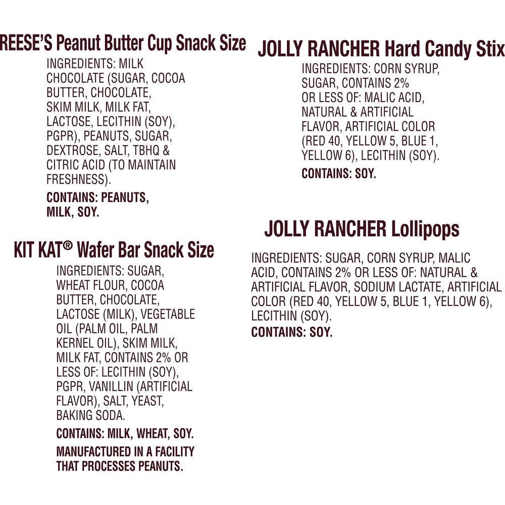 Jolly Rancher Snack Size Party pack Sweets & Chocolate, Assorted (30.54 ...
