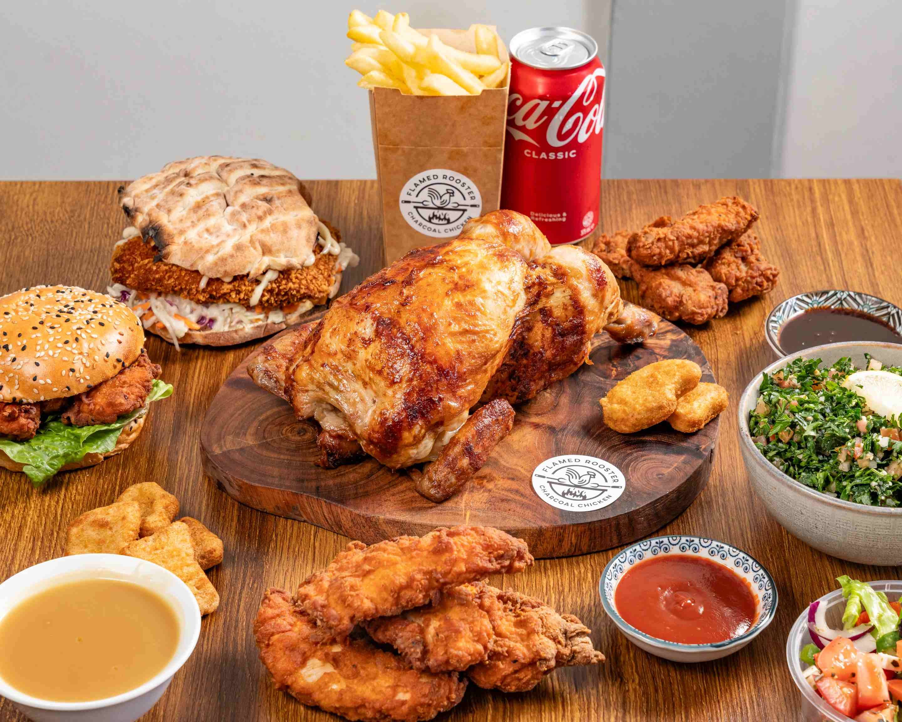 Flamed Rooster Charcoal Chicken Menu Takeout in Melbourne | Delivery ...