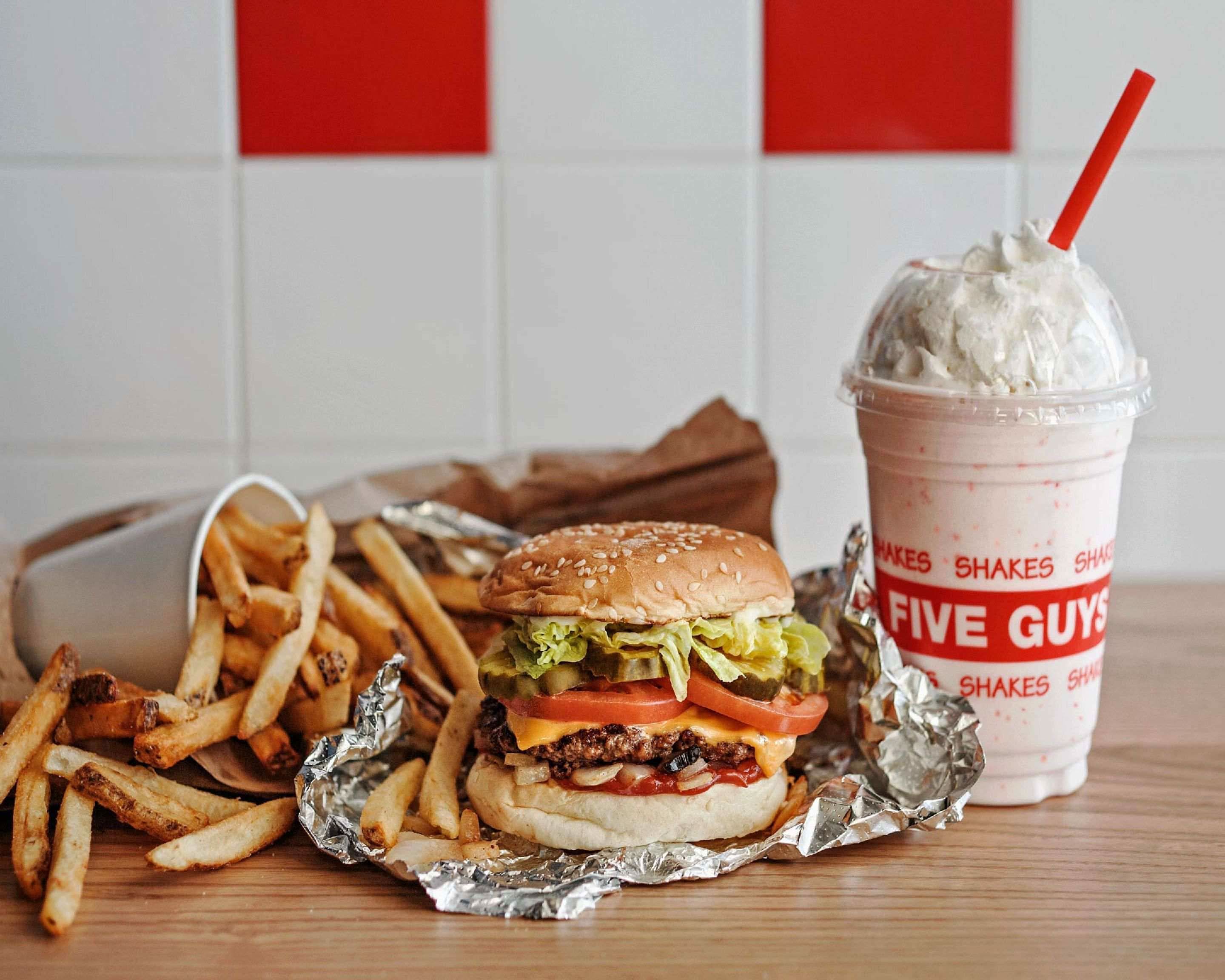 Five Guys (855 Montauk Hwy) Menu Shirley • Order Five Guys (855 Montauk ...