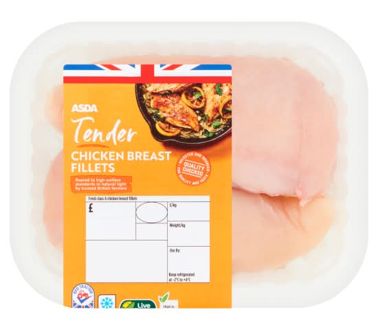 Order ASDA Tender Chicken Breast Fillets - Delivery Near me | Uber Eats