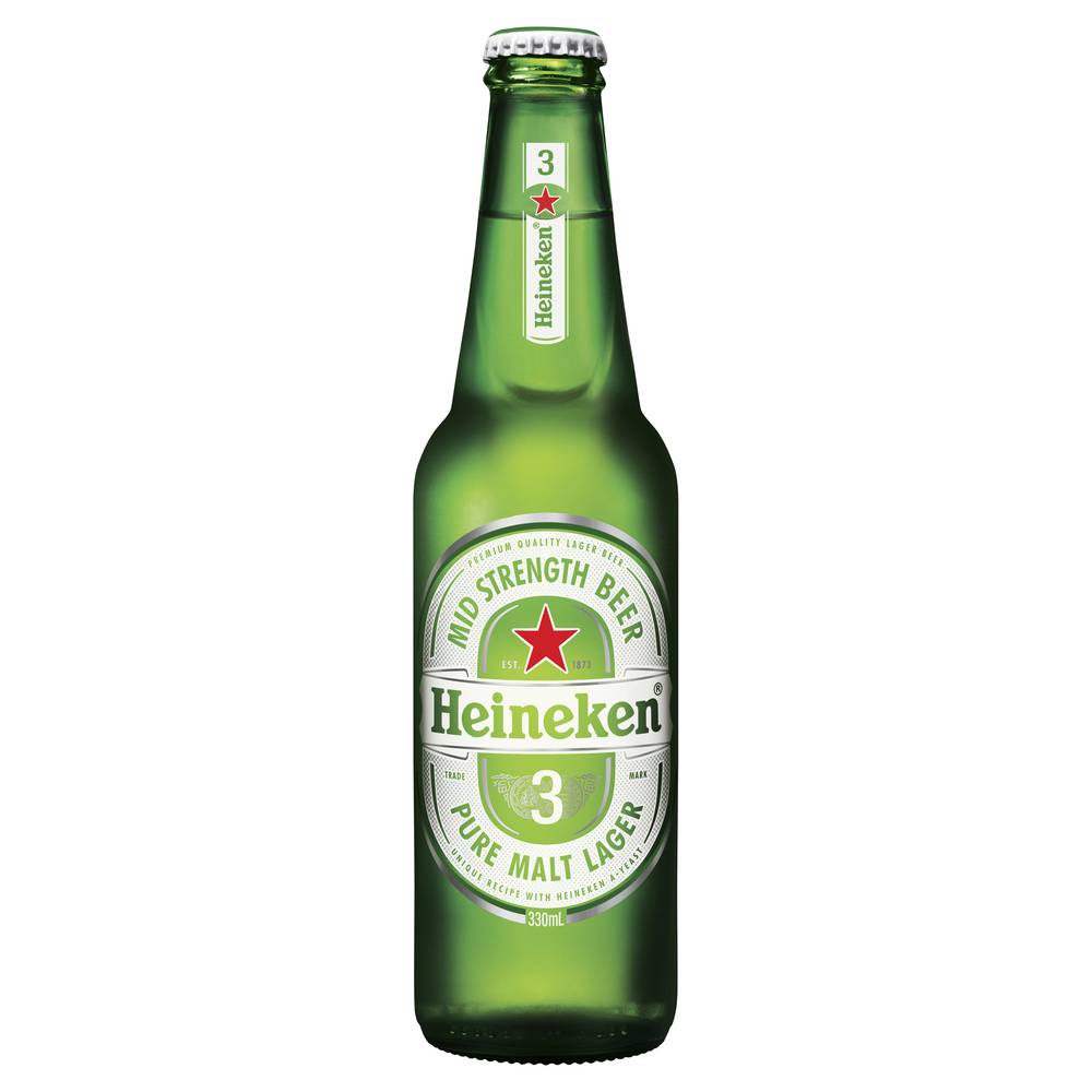 Heineken 3 Mid Strength Lager Delivery Near Me | Order Online | Uber Eats