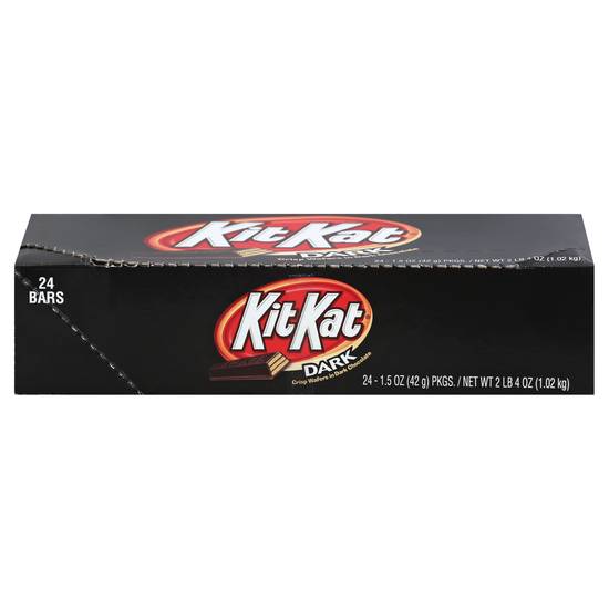 Kit Kat Crisp Wafers in Dark Chocolate Bar (brown) | Delivery Near You ...