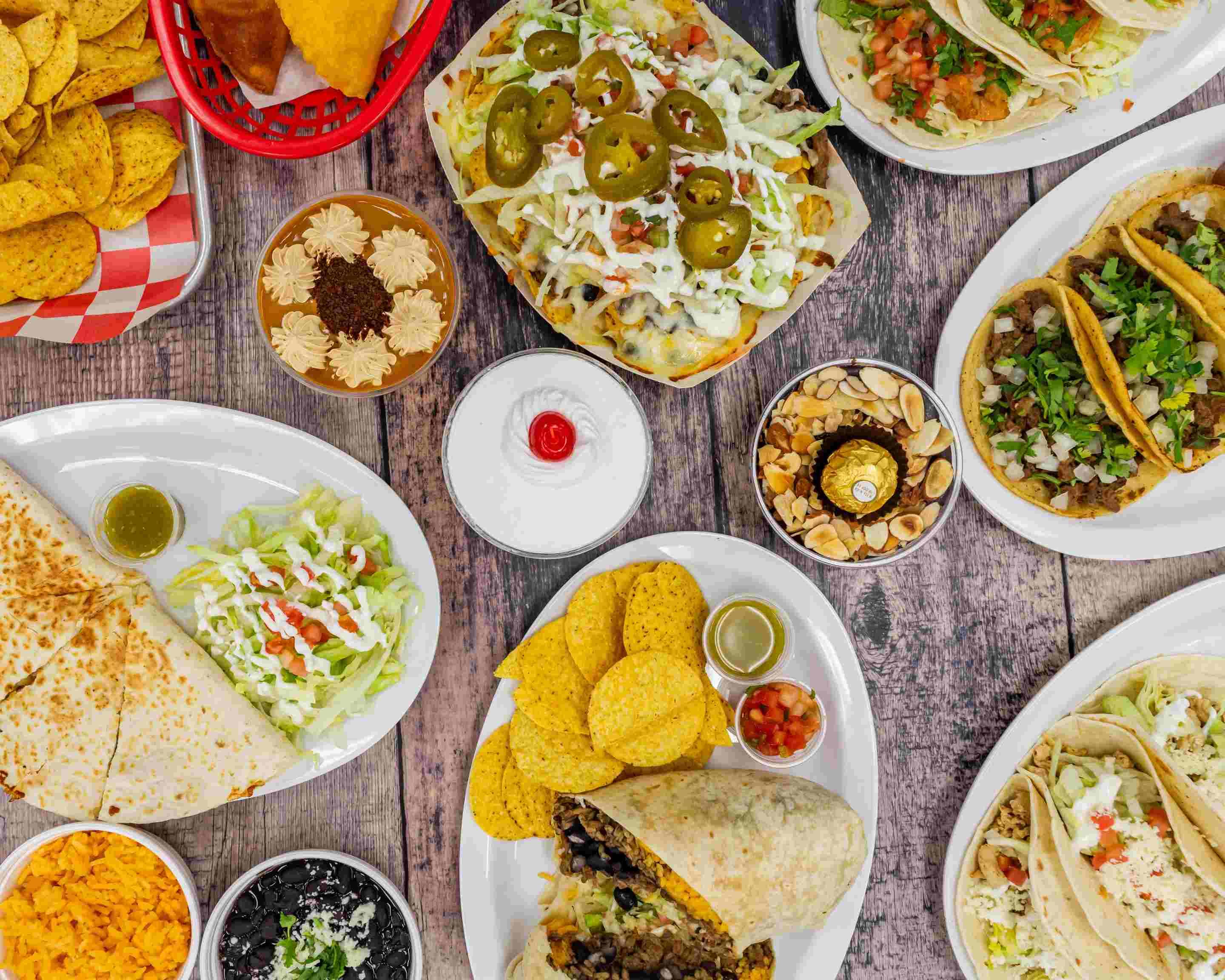 Order OMG Tacos Over The Border Ft. La Fortuna Mexican Market Menu ...