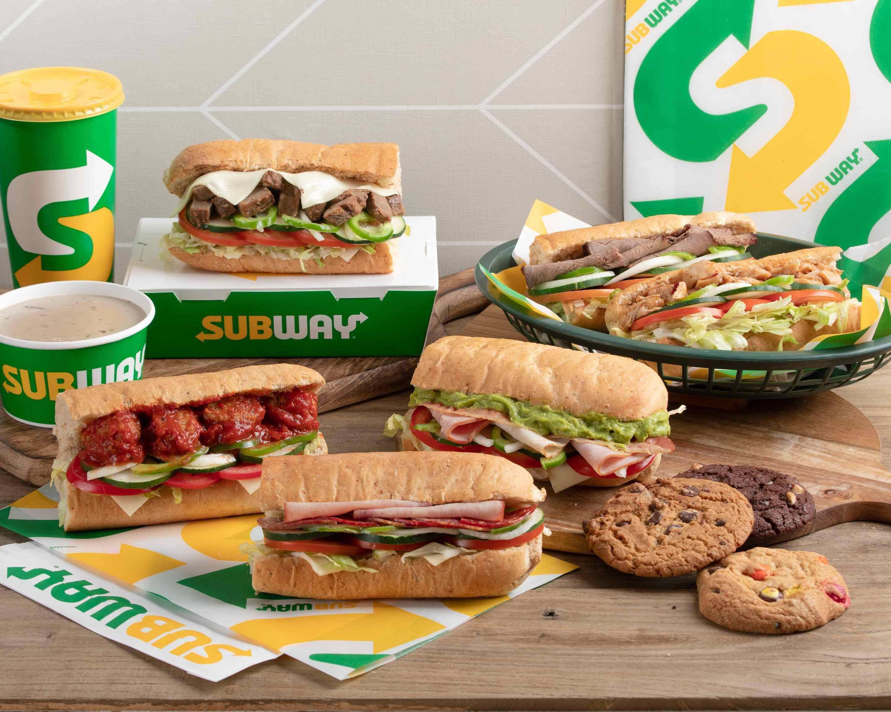 Subway 永康中華店菜單與外送 | 台南 | 菜單與價格 | Uber Eats