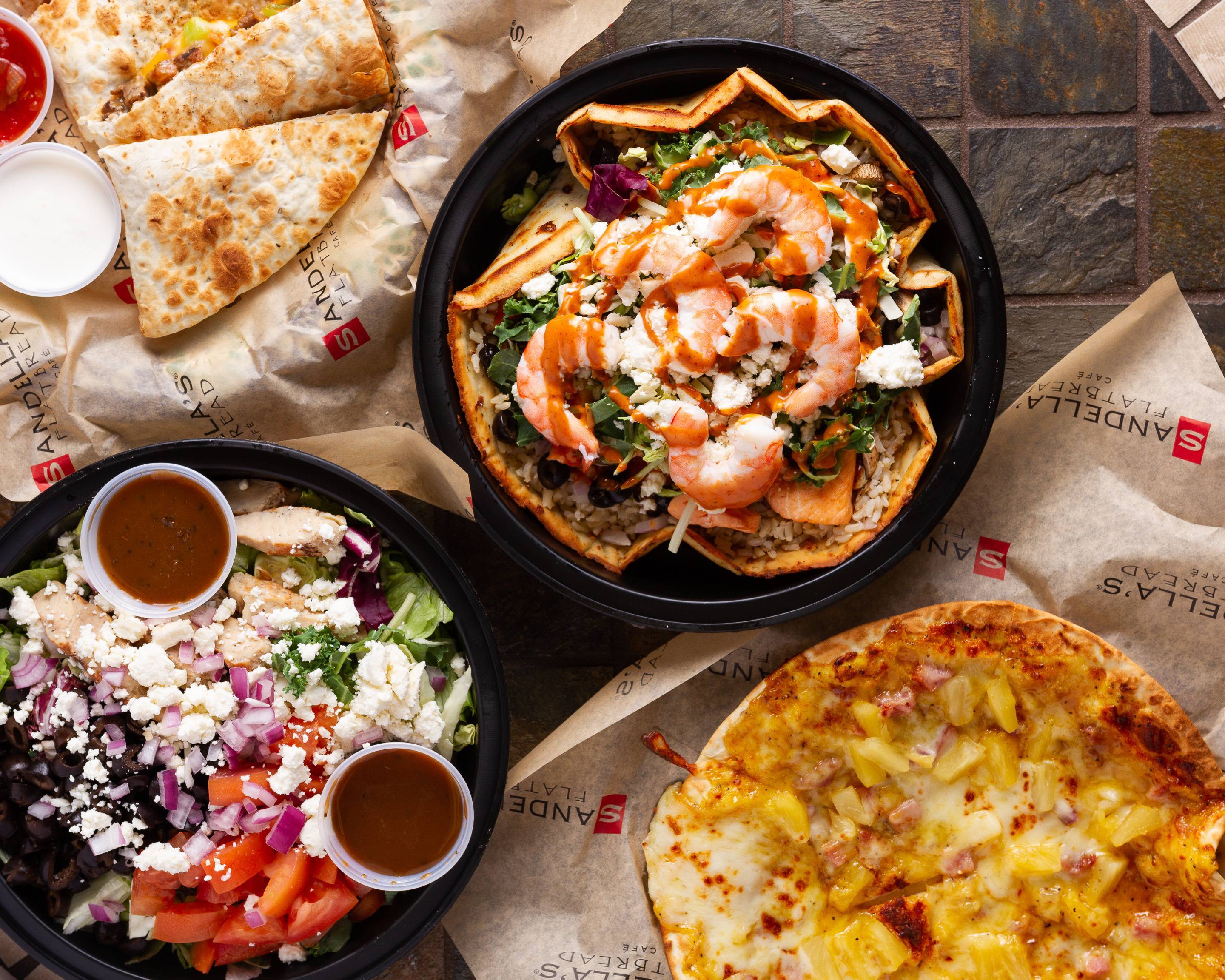 Order Sandella's Flatbread Cafe - Menu & Prices - Washington Delivery ...