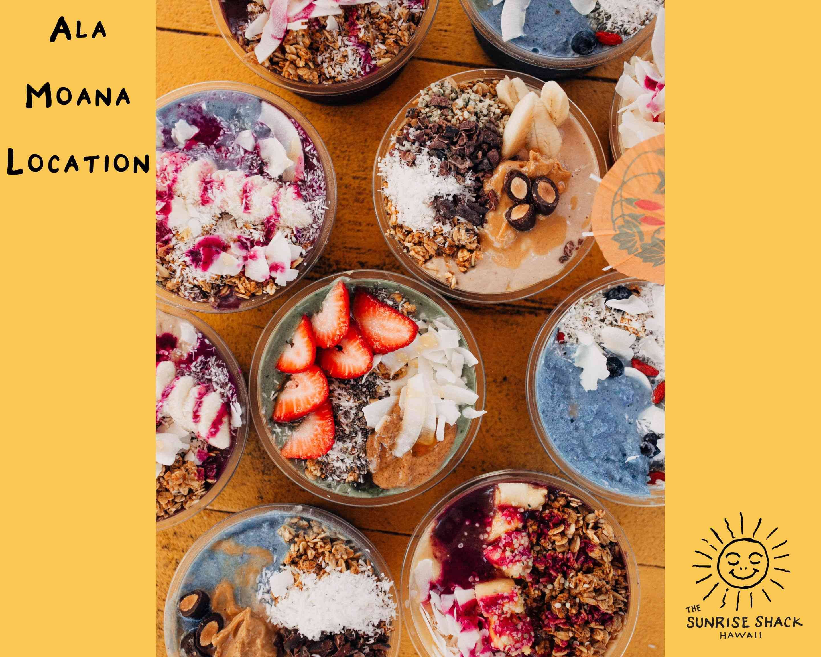 Sunrise Shack - Ala Moana Menu Honolulu • Order Sunrise Shack - Ala ...